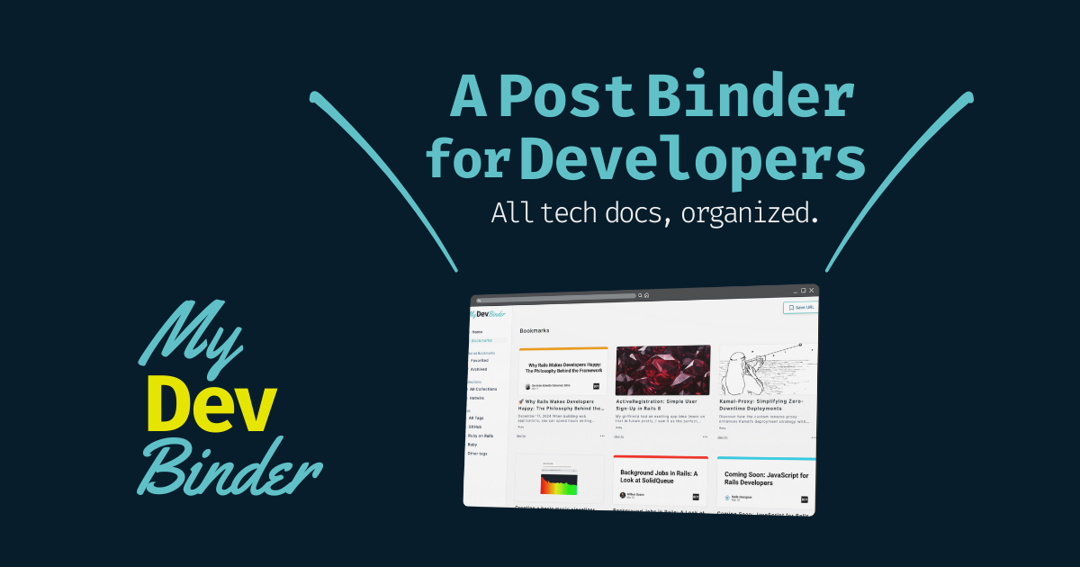 MyDevBinder | A Post Binder for Developers